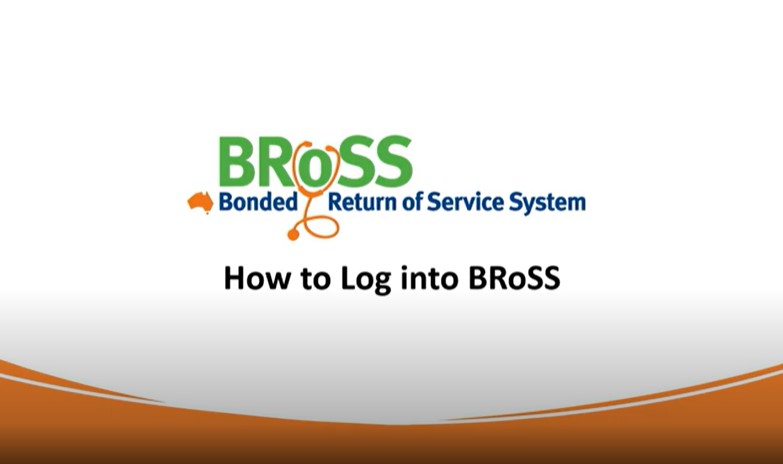 BRoSS Log in Guide Video – BRoSS video guide | Australian Government ...