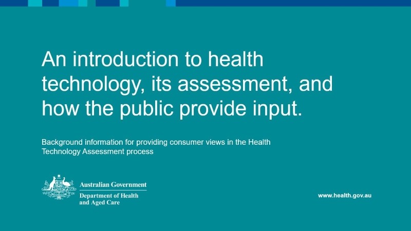An Introduction to Health Technology | Australian Government Department ...