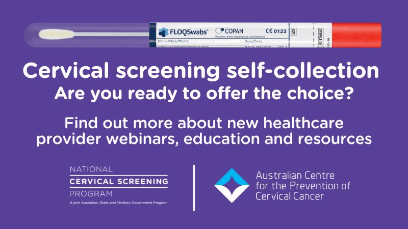 Cervical screening self-collection | Australian Government Department of Health and Aged Care