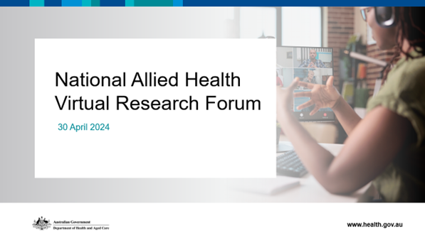 National Allied Health Virtual Research Forum 2024 | Australian ...