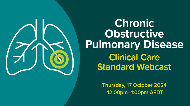 COPD Clinical Care Standard | Australian Government Department of ...