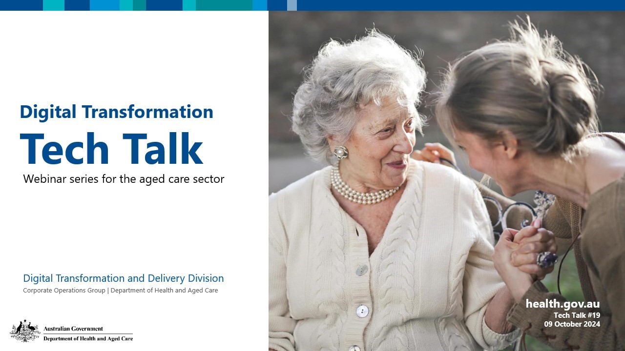 Digital Transformation Tech Talk – 9 October 2024 – Video | Australian ...