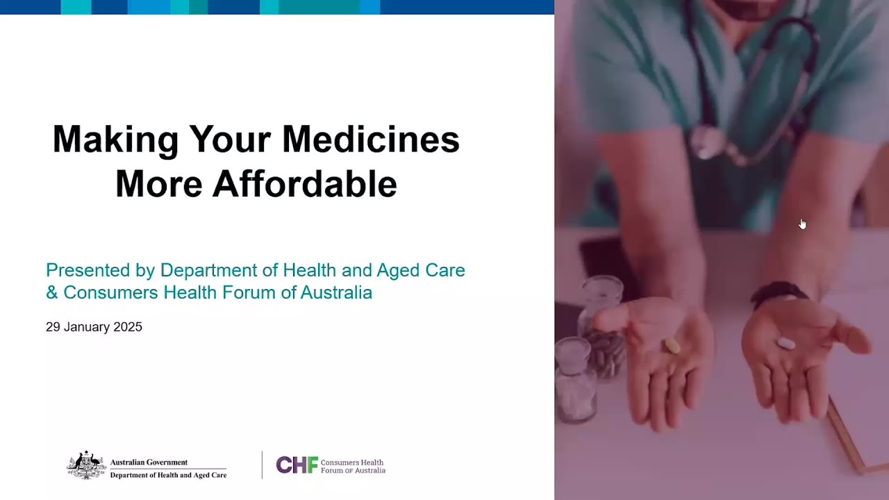 Making your medicines more affordable | Cheaper medicines | Australian ...