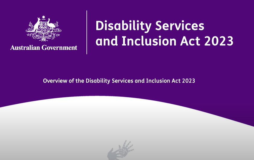 Auslan – Overview of the disability services and Inclusion Act 2023 ...