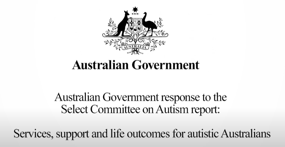 Australian Government response to the Senate Select Committee on Autism ...