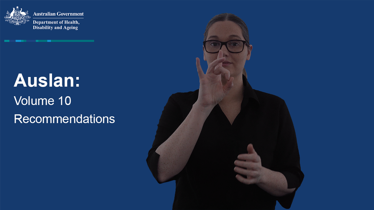 Disability Royal Commission Progress Report 2025 – Volume 10 – Auslan ...