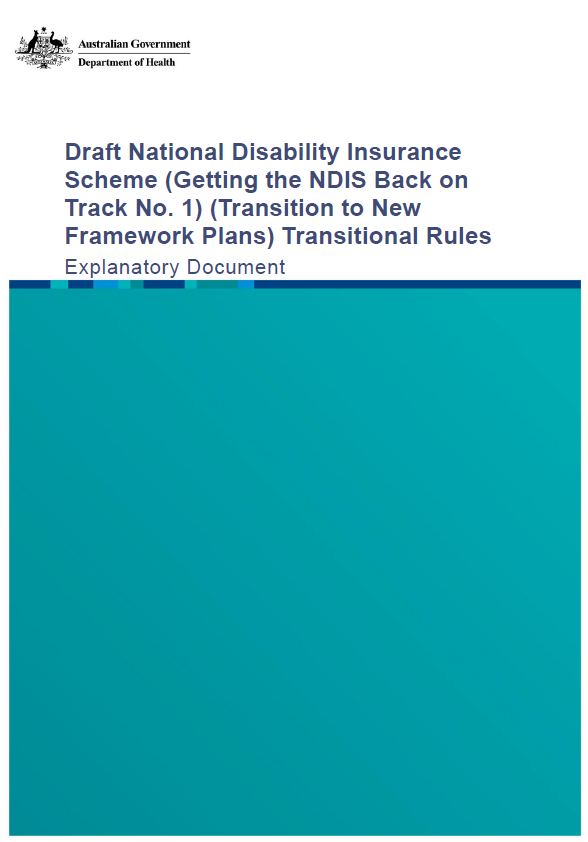 NDIS planning framework resources | Australian Government Department of ...