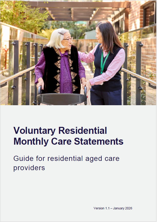 Monthly Care Statements for residential aged care | Australian ...