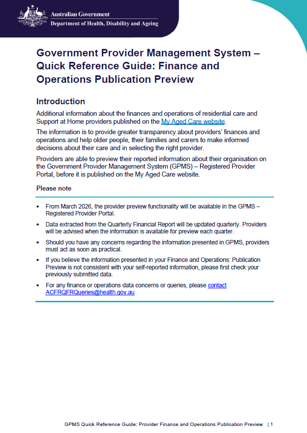Government Provider Management System resources | Australian Government ...