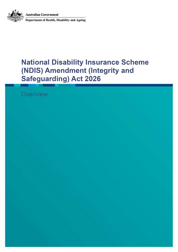 NDIS Amendment (Integrity and Safeguarding) Bill 2025 Overview ...