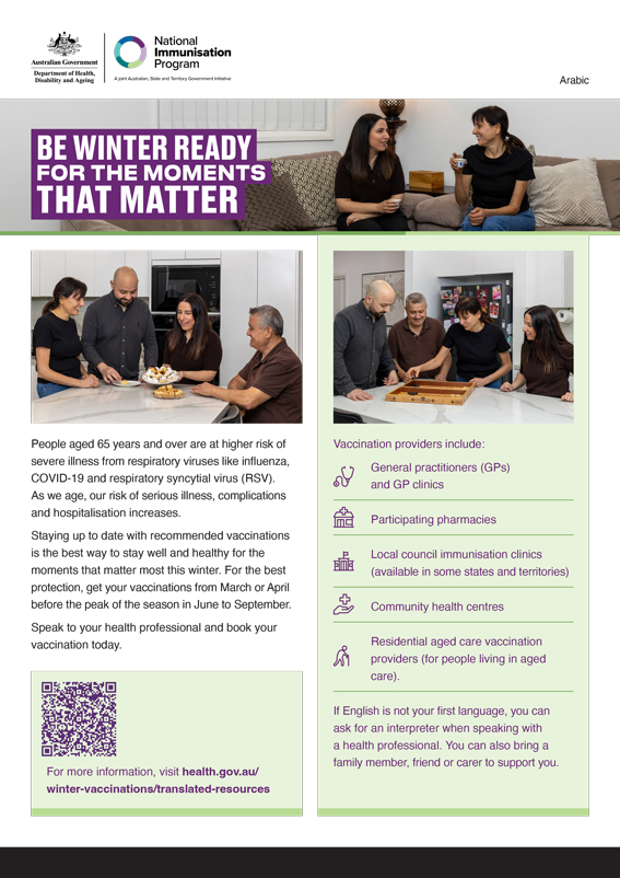Be winter ready for the moments that matter – Winter Vaccination ...