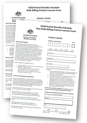 Child Dental Benefits Schedule – Bulk Billing and Non-Bulk Billing ...