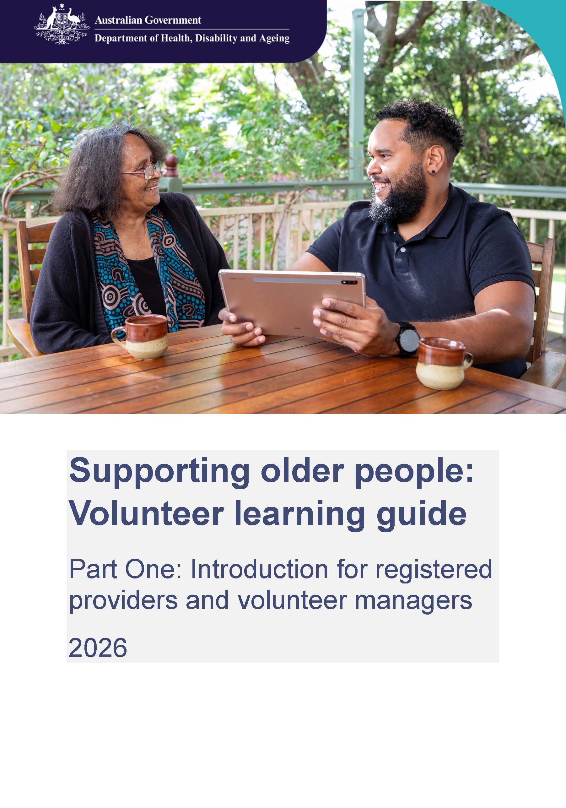 Supporting Older People: Volunteer Learning Guide | Australian ...