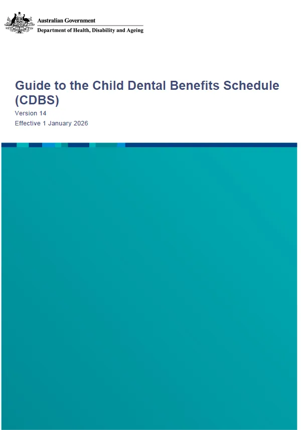 CDBS – Guide to the Child Dental Benefits Schedule | Australian ...