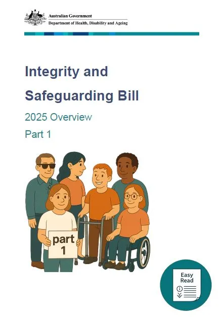 NDIS Integrity and Safeguarding Bill – Easy Read | Australian ...