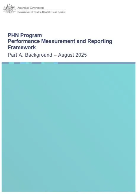 Primary Health Network Program – Performance Measurement and Reporting ...