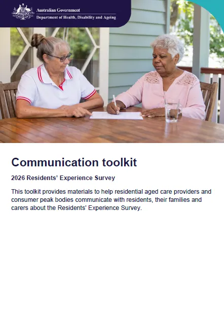 2026 Residents’ Experience Survey communication toolkit | Australian ...