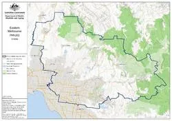 Eastern Melbourne (Vic) Primary Health Network (PHN) map – topographic ...