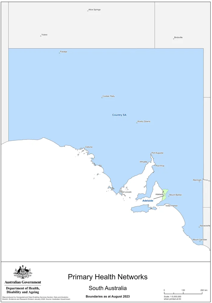 South Australia Primary Health Networks (PHN) resource collection ...
