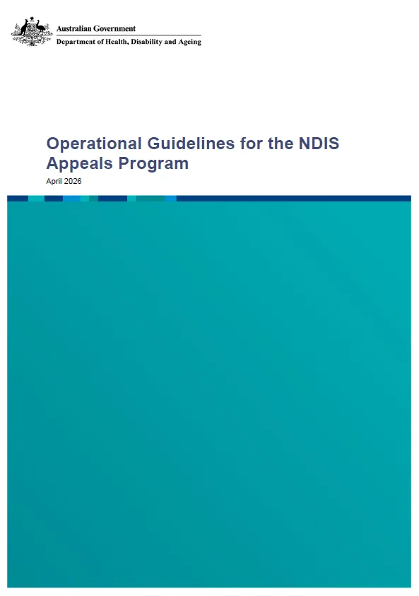 NDIS Appeals Operational Guidelines | Australian Government Department ...
