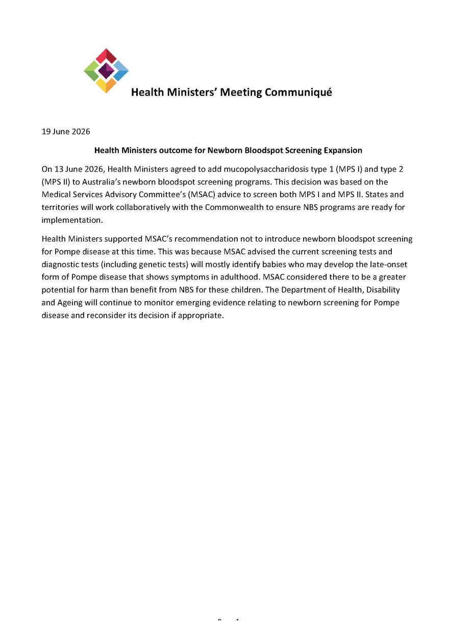 Health Ministers Meeting (HMM) Communique – Health Ministers outcome ...