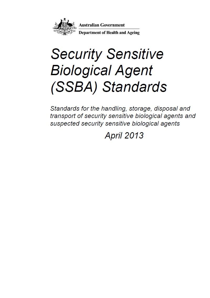 SSBA Standards | Australian Government Department of Health, Disability ... SSBA Standards | Australian Government Department of Health, Disability ...