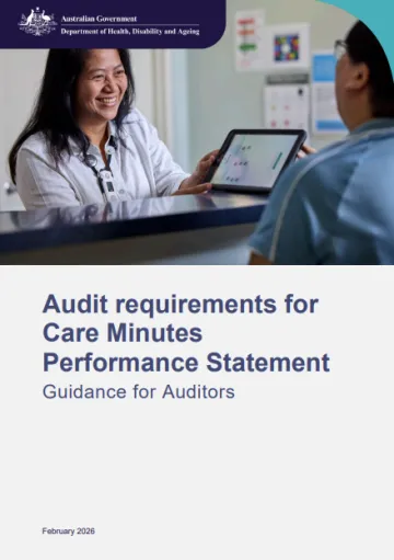 Care Minutes Performance Statement | Australian Government Department ...