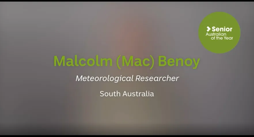 Meet your Australians – Malcolm Benoy – 2026 SA Senior Australian of ...